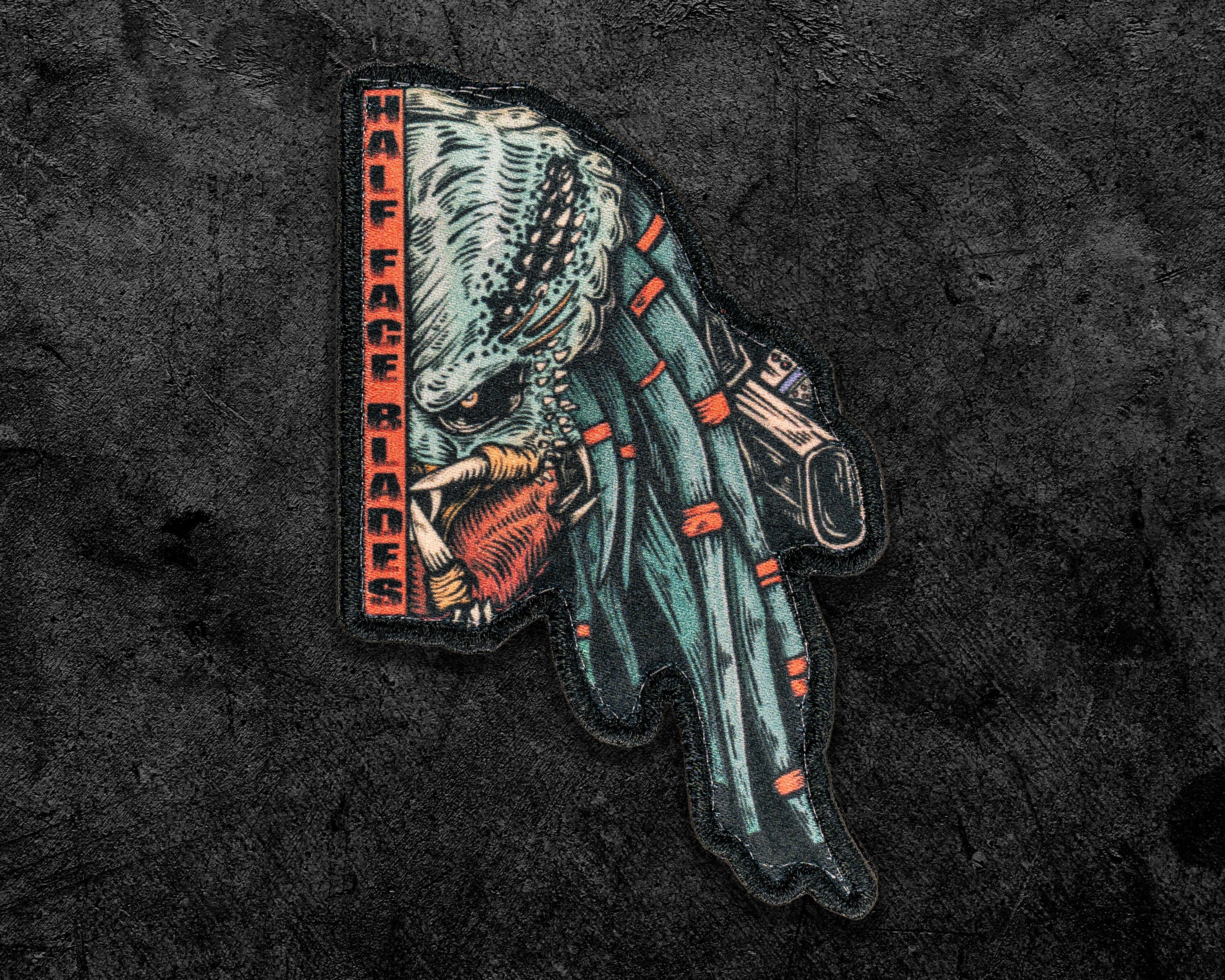 Predator Velcro Patch – Half Face Blades