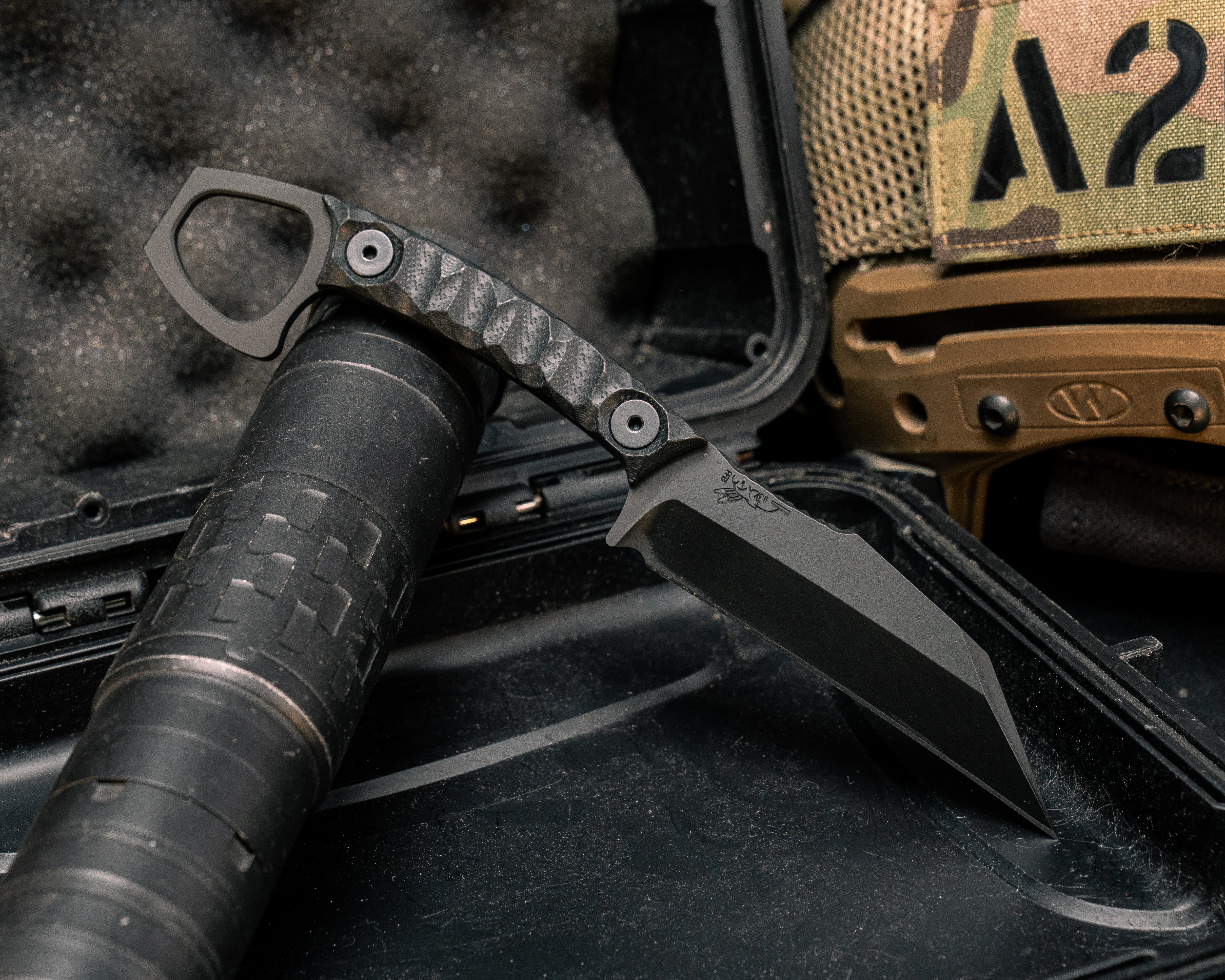SHPOS- Black G10, Armor Black Cerakote, Allen Bolts, Iron Grip – Half ...