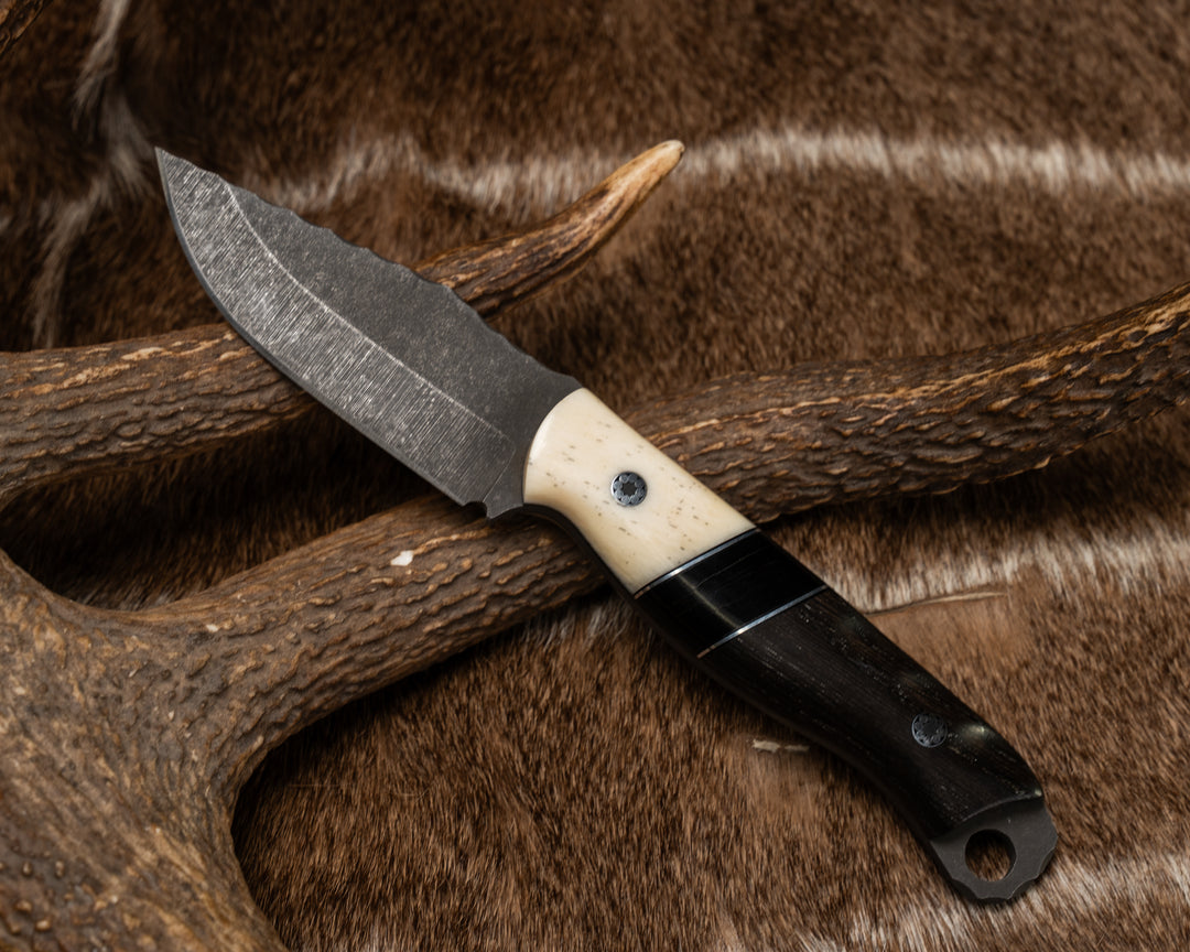 Cowboy Carry - Giraffe Bone, Black G10 and Aluminum Pin Striping, Biso ...
