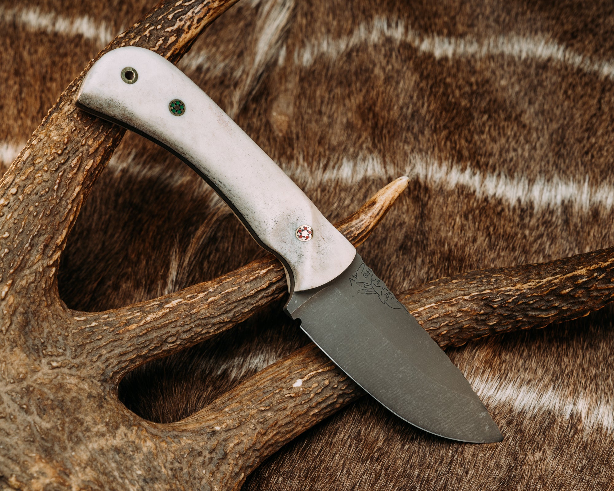 Cavner - CO Elk, Mosaic Pins, Brass Lanyard Pin, Contoured Grip. – Half ...