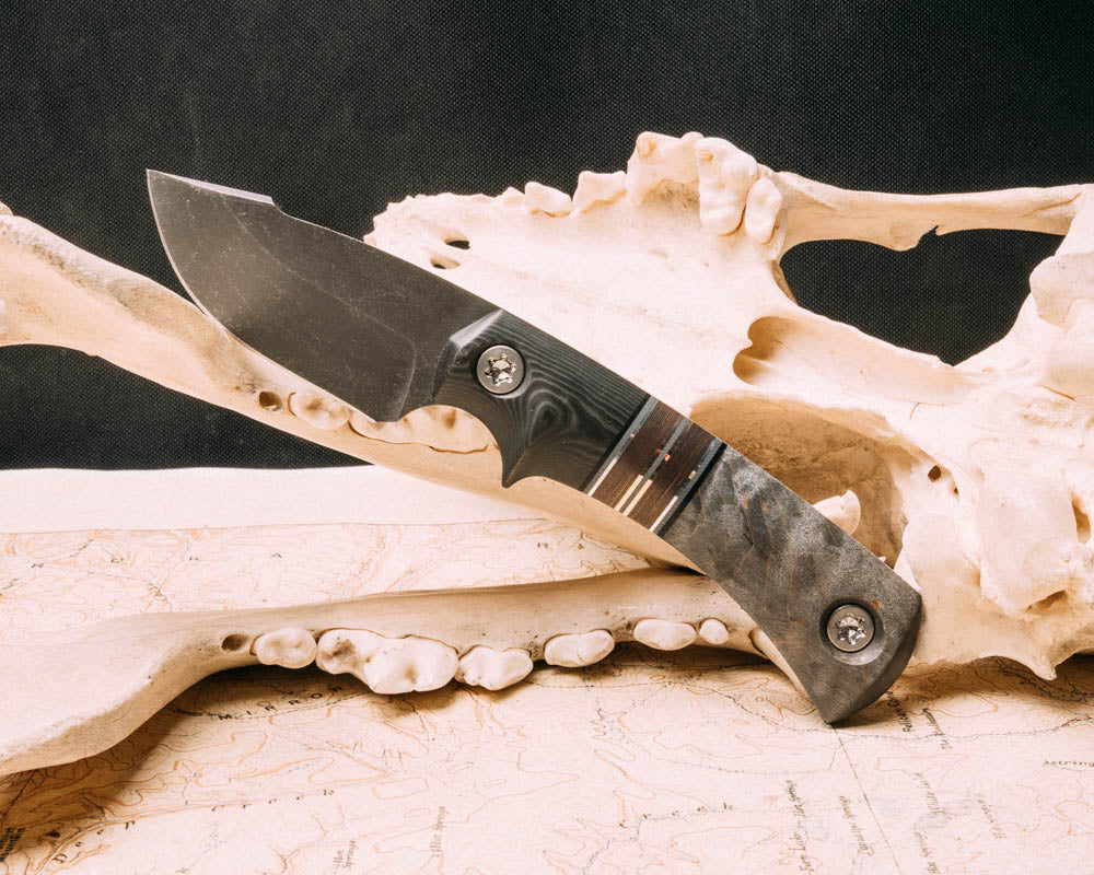 Beef Harpoon- Black Camo carbon, bronze and aluminum pin striping, cop ...