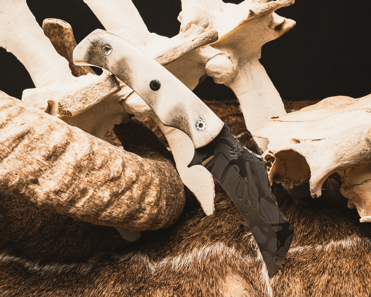 Vulture- CO Elk, mosaic pins, silver lanyard pin, grooved grip – Half ...