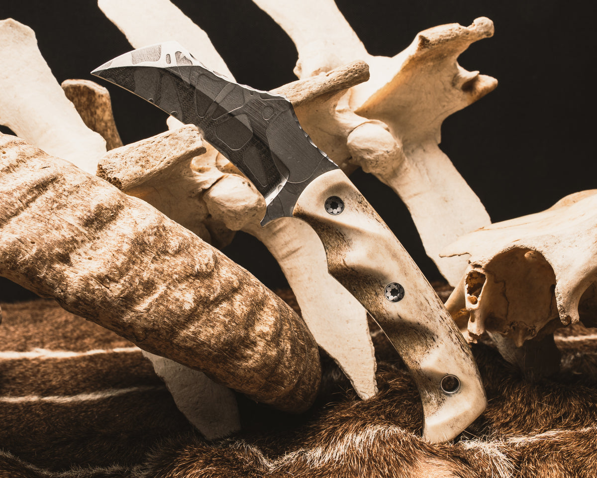 Vulture- CO Elk, mosaic pins, silver lanyard pin, grooved grip – Half ...