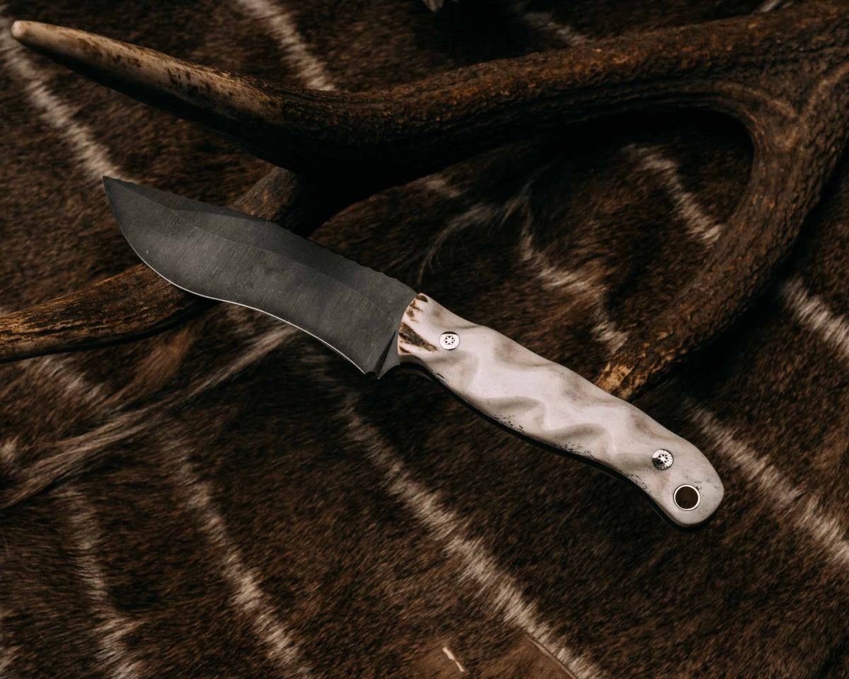 Modified Hog Hunt Recurve- CO Elk, mosaic pins, brass lanyard pin, tex ...