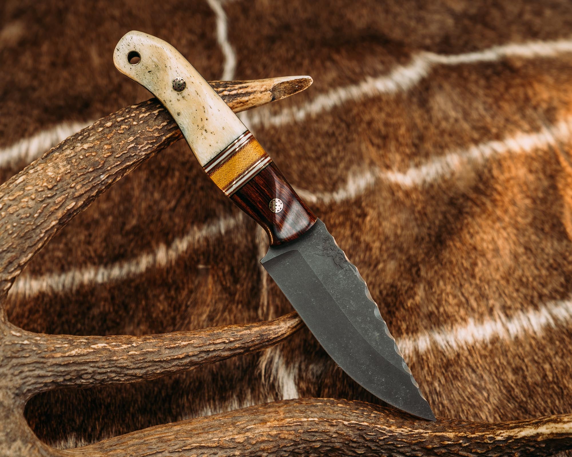 Crow Jr - Desert Ironwood, Black G10, Brass, Cherry G10 and White G10 ...