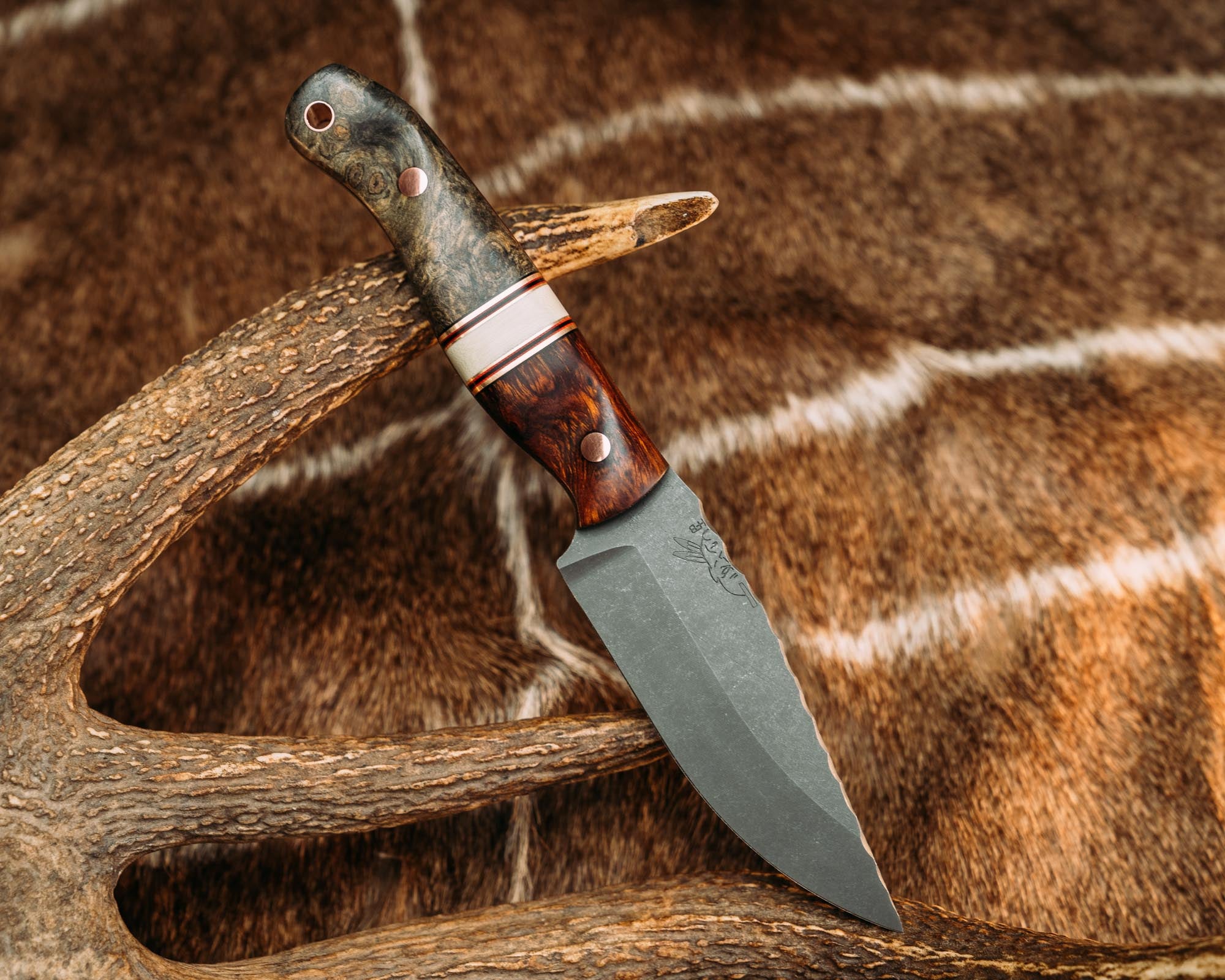 Crow Jr - Desert Ironwood, Black G10, Copper, Cherry G10 and White G10 ...