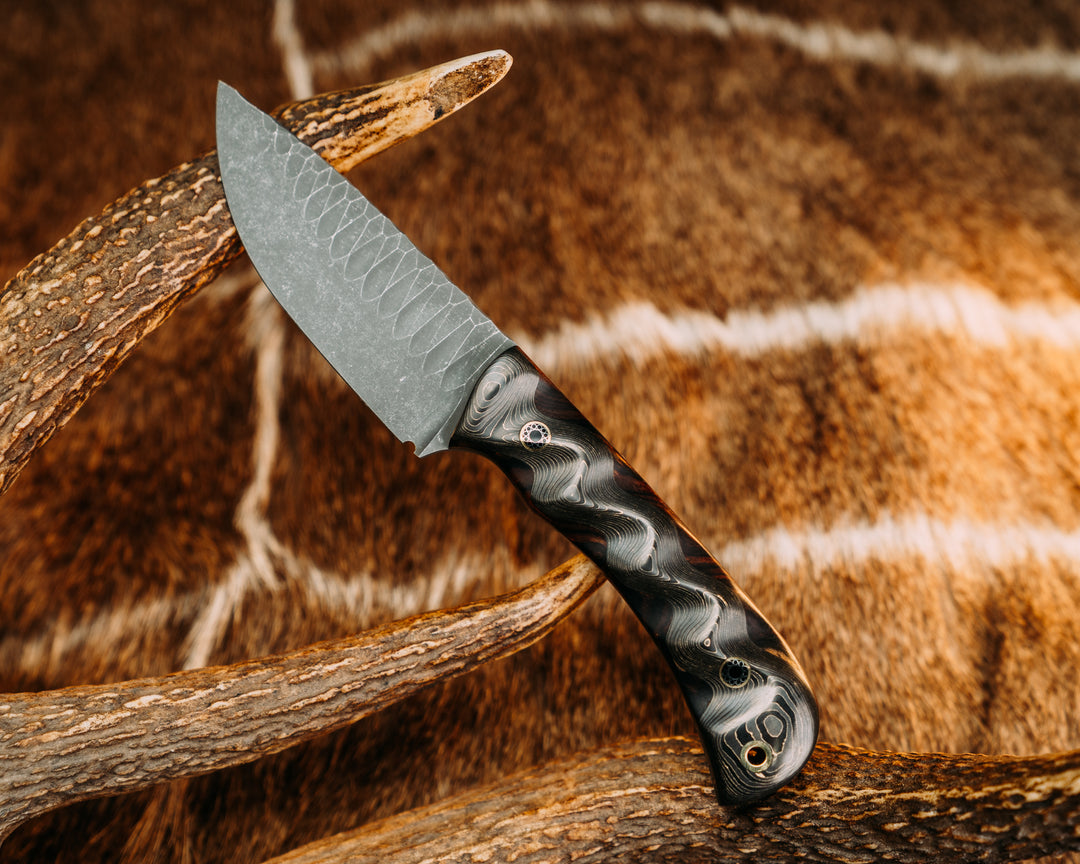 Cav Jr - Gold Camo Carbon Fiber Over Desert Ironwood, Mosaic Pins, Bra ...