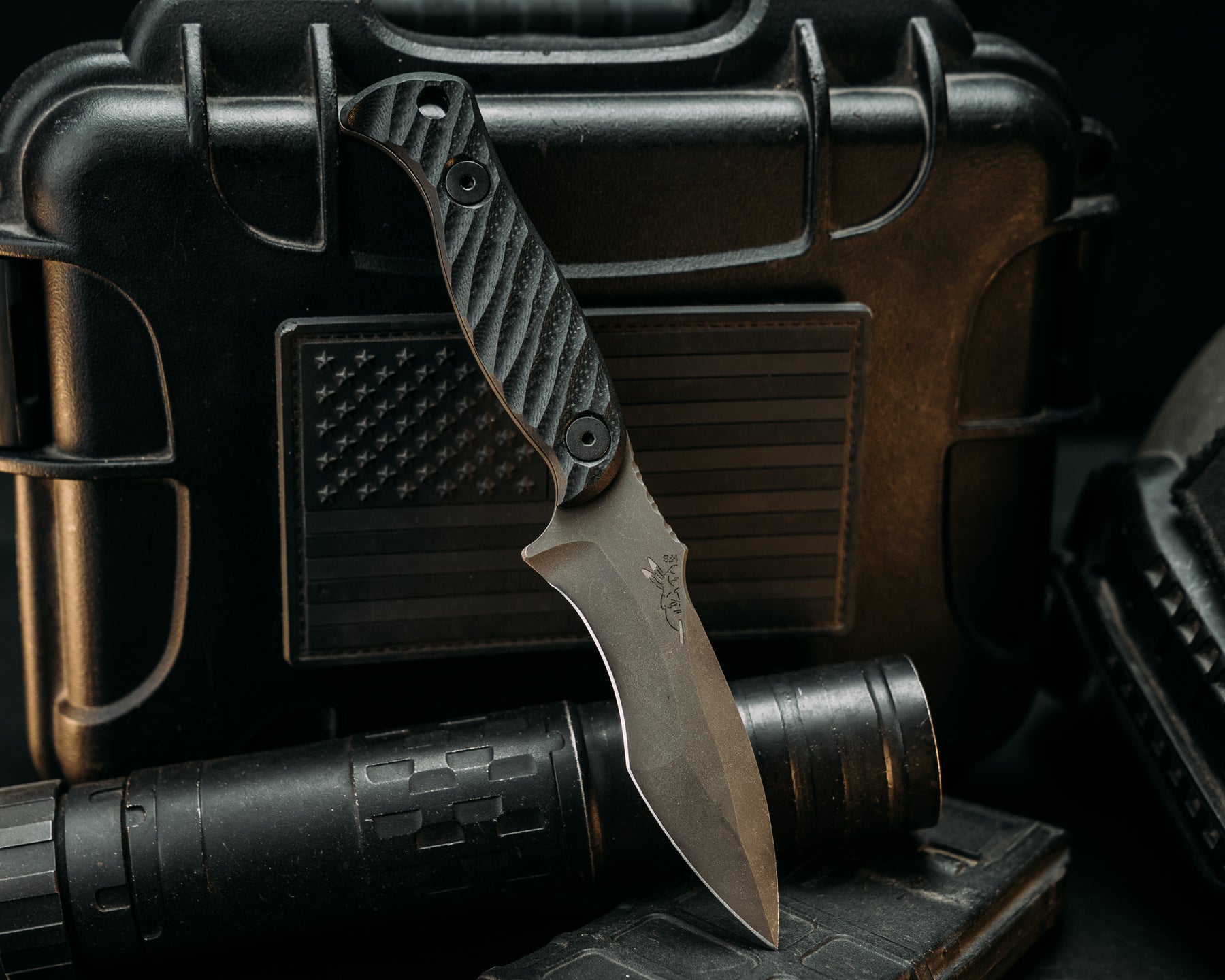 Extremis MK1 - Black G10, Allen Bolts, Hollow Lanyard Hole, Textured G ...