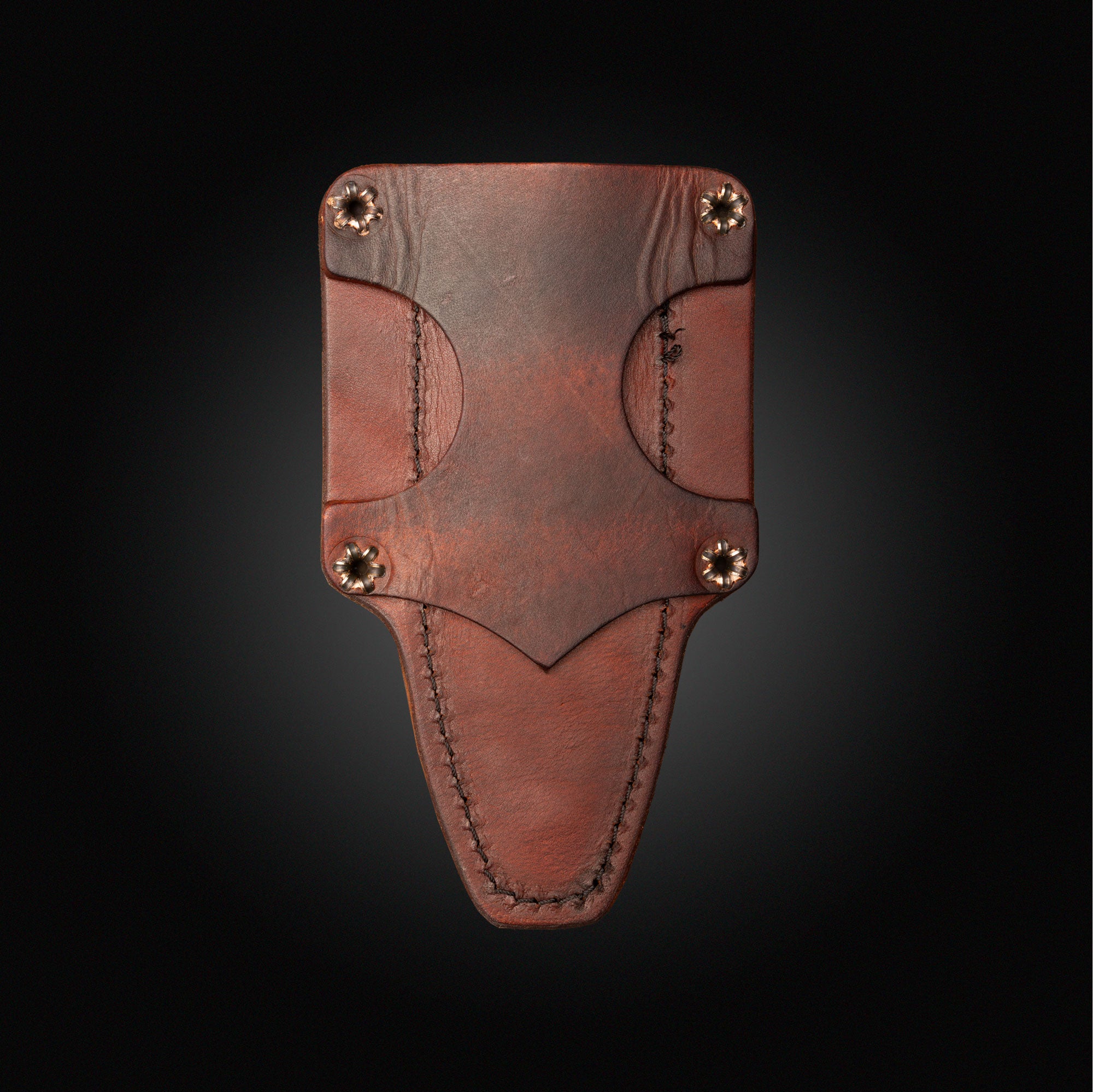 Leather sheath Disaster Cub size leather sheath, wider blades, 7" oa ...