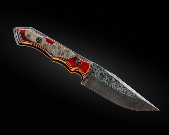 Red Crow - Vintage Wool American Flag and AOR1 Cammie Micarta, Exposed ...