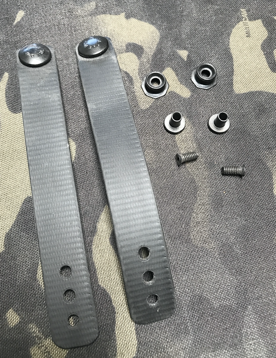 (Horizontal belt loops/carry straps) for kydex sheaths, 2 loops per se ...